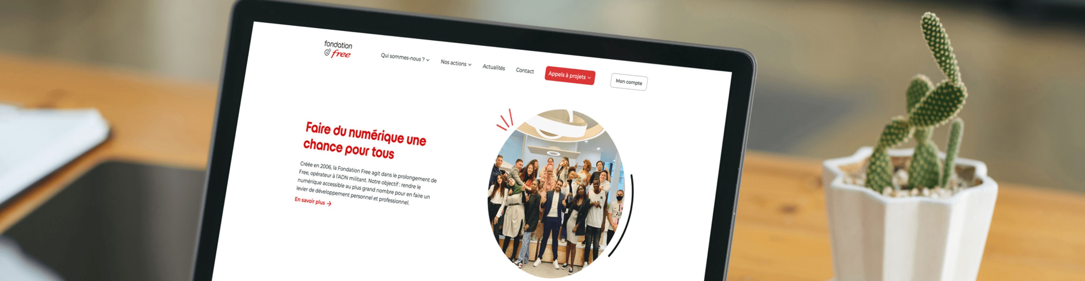 iliad Group - The Free Foundation website gets a whole new look